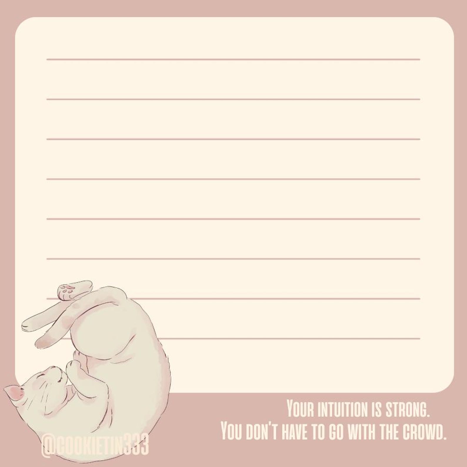 DIGITAL| Printable Cute Pets Notepad, Memopad With Spirit Animals ...