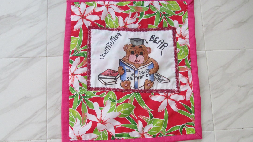 Marianne of Maui Quilt constitution Teddy - Etsy