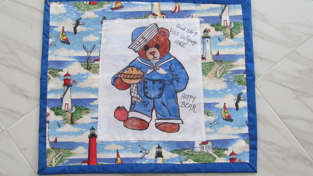 Marianne's Bears GM Hoppy Bear First Class Quilt - Etsy