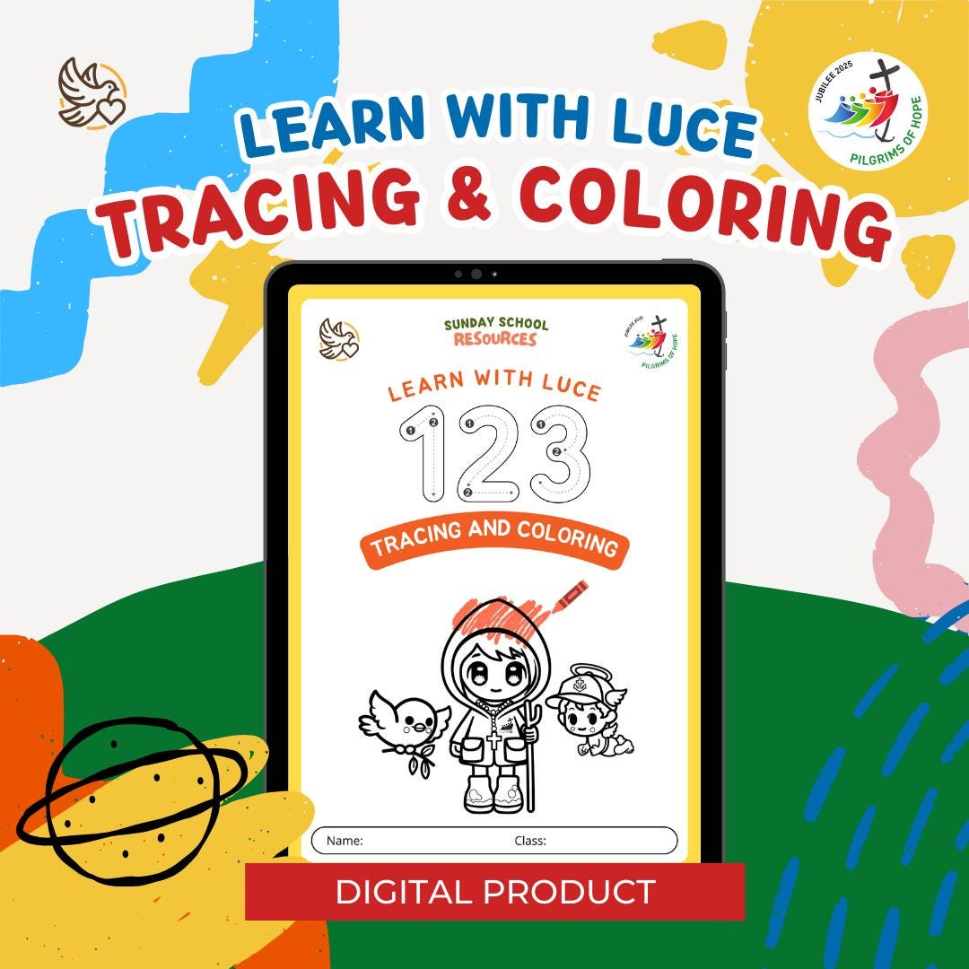 Learn With Luce (tracing & Coloring) | Sunday School Resources ...