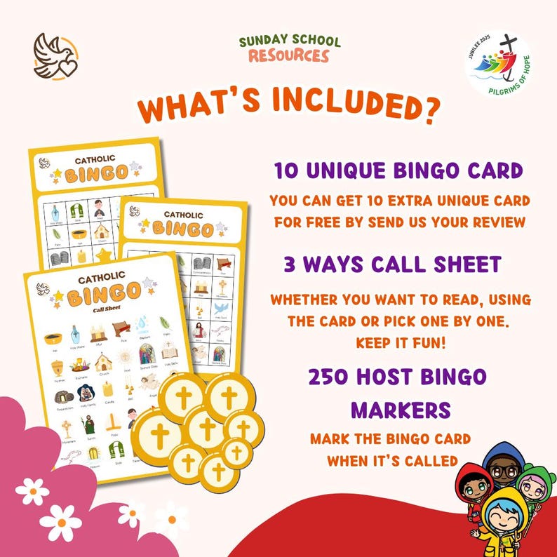 Play With Luce and Friends: Catholic Bingo | Catholic Kids Games ...