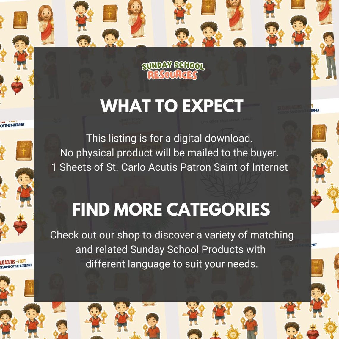 St. Carlo Acutis | Catholic Religious Pilgrimage Sticker Sheets ...