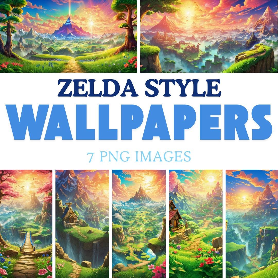 7 ZELDA STYLE WALLPAPERS, Posters, Paintings, Backgrounds, Beautiful ...
