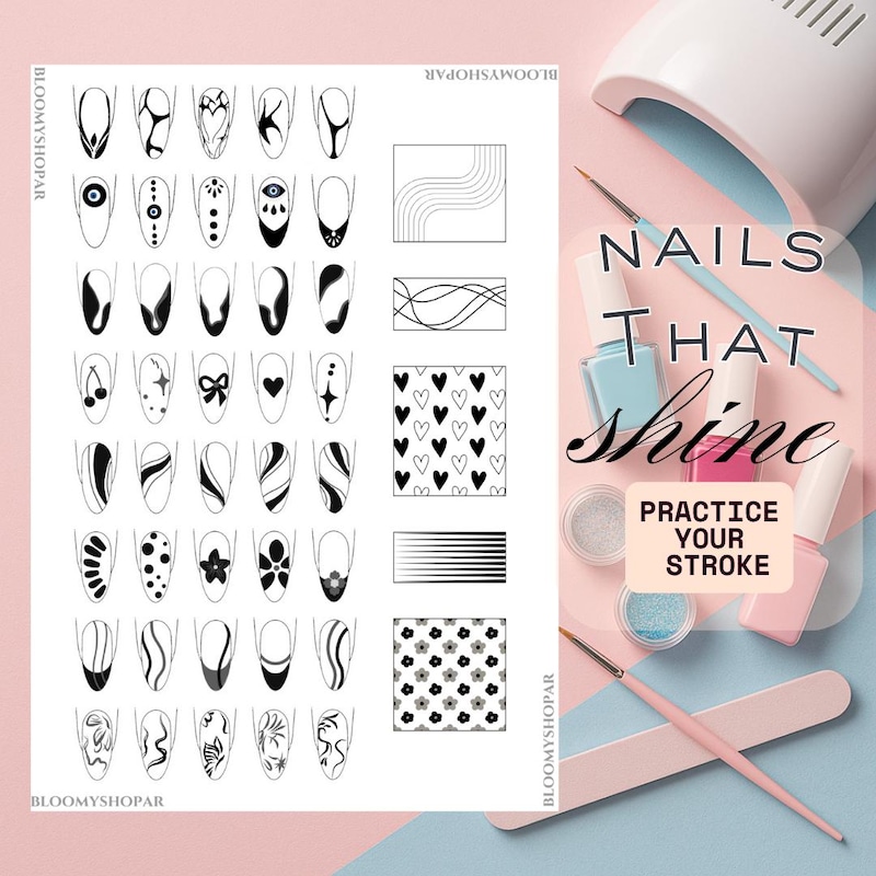 Unique Nail Tech Print - Etsy