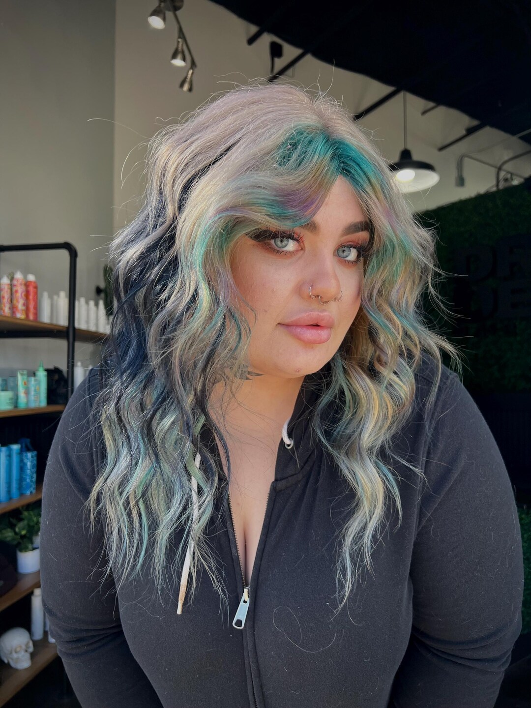 Vivid Prism Human Hair Wig - Etsy