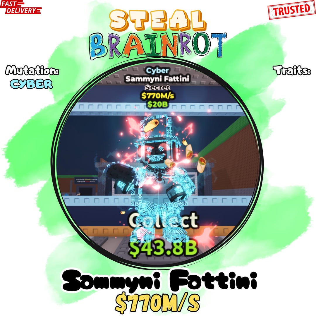 Cerberus | 1.9b/s | Cyber Mutation | Steal a Brainrot - Etsy