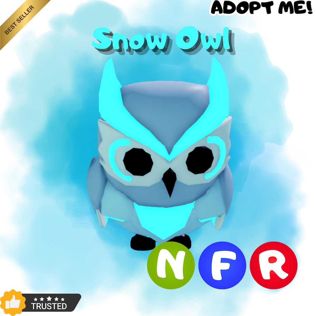Snow Owl | NFR | Adopt Me! Roblox - Etsy