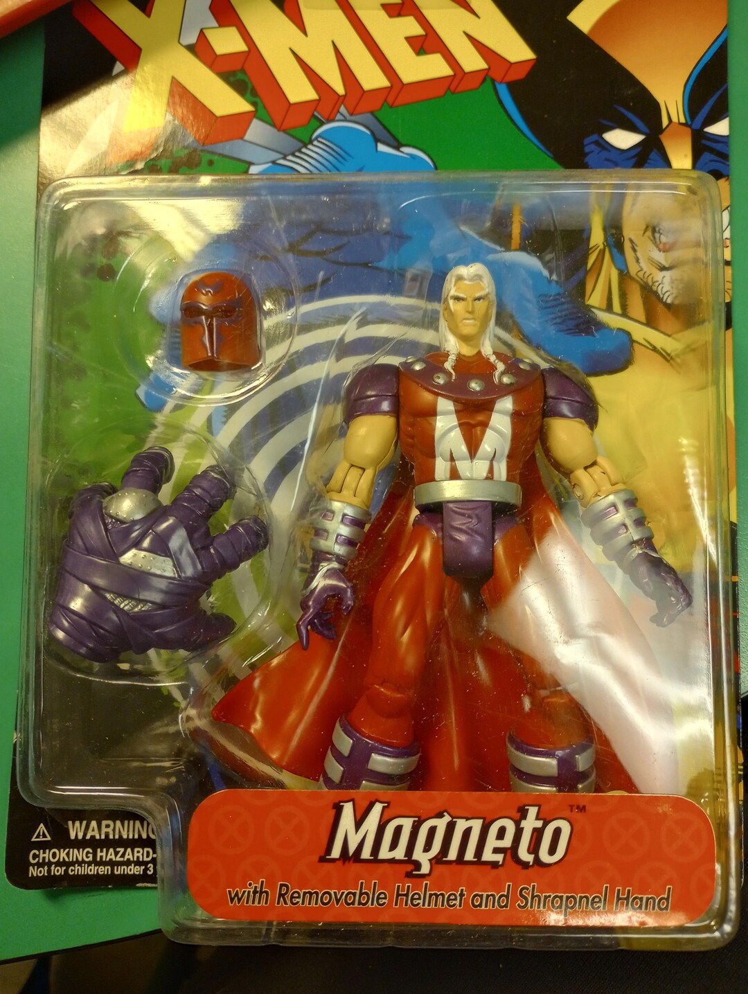 1998 X-men Magneto With Removable Helmet and Shrapnel Hand - Etsy