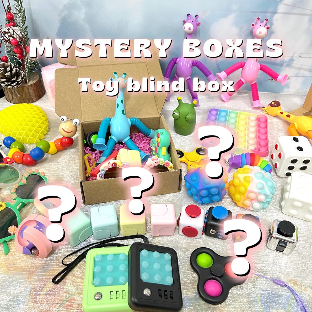 Mystery Box,toys Blind Box,release Stress Toy,cute Luminous Giraffe Toy ...