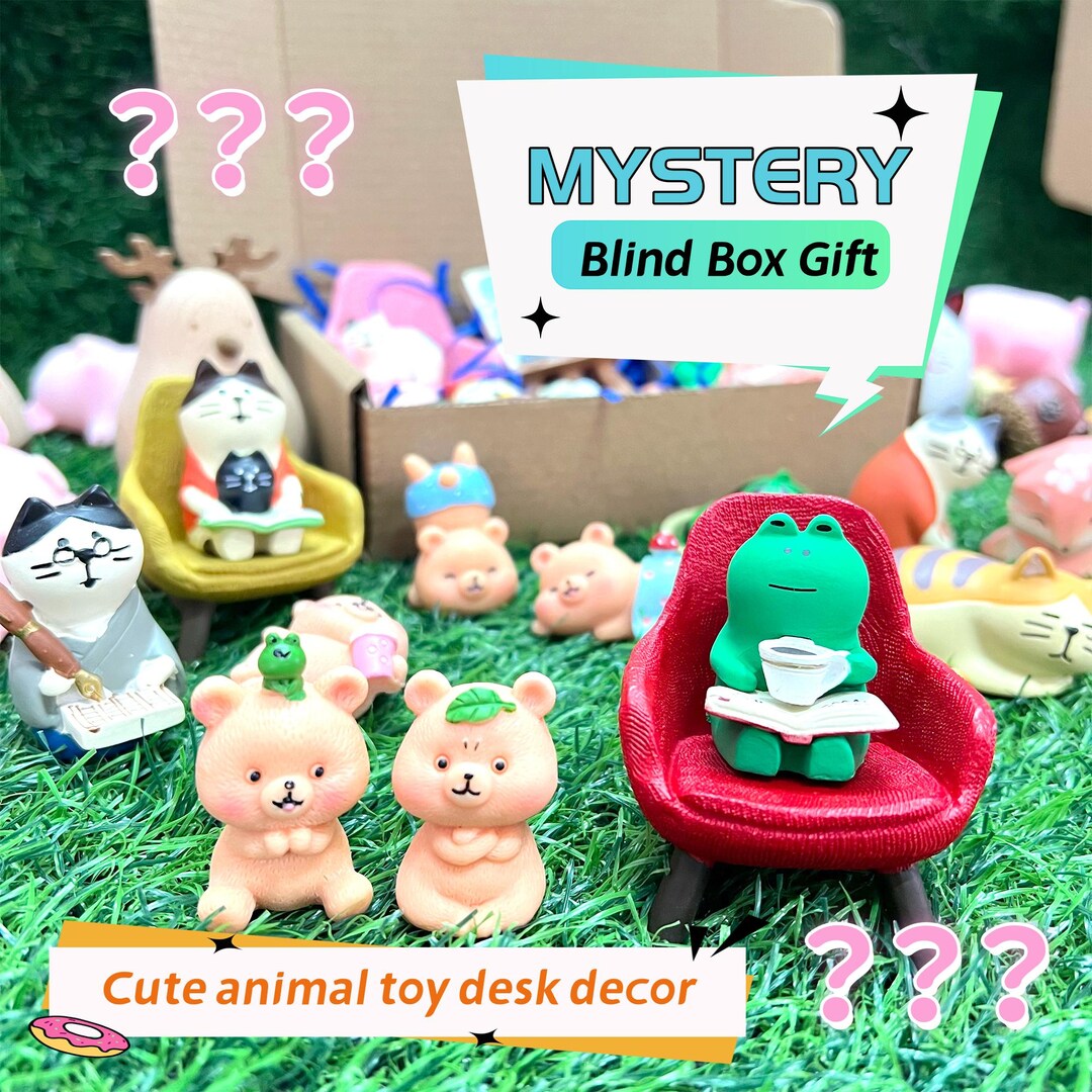 Mysterious Box,cute Animal Desk Decoration Toy Blind Box Gift,creative ...