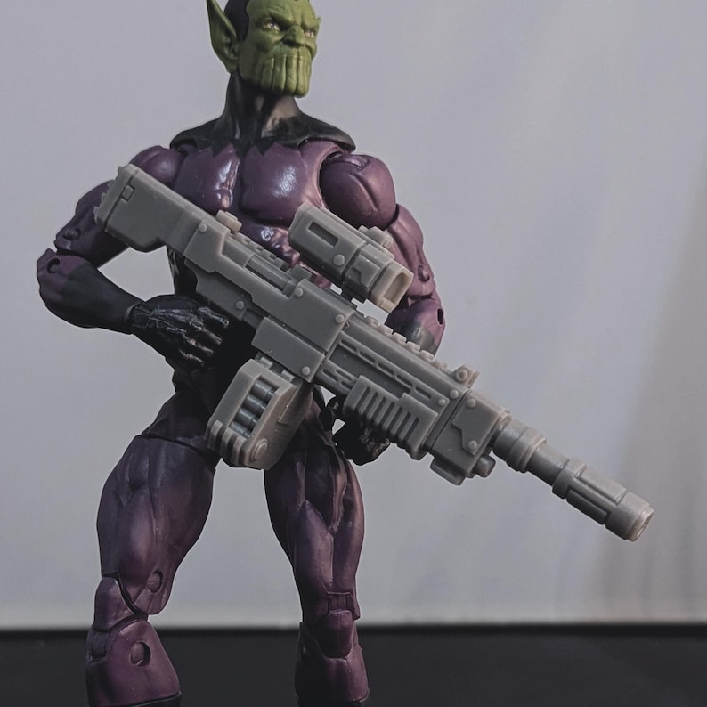3D Printed Action Figures Battle Rifle Kit - Etsy