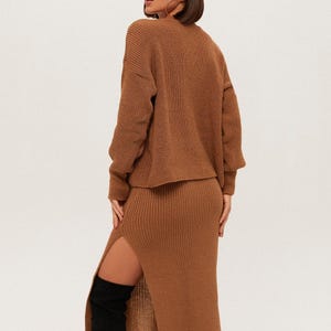 Two Piece Set for Women,knit Two Piece Set, Skirt and Tunic Set ...