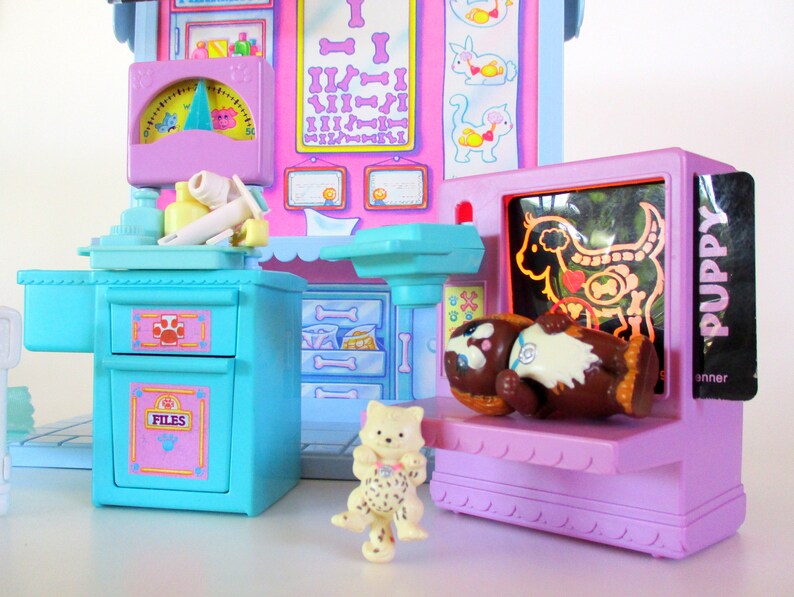 Vintage Littlest Pet Shop Care Center Hospital Playset by - Etsy