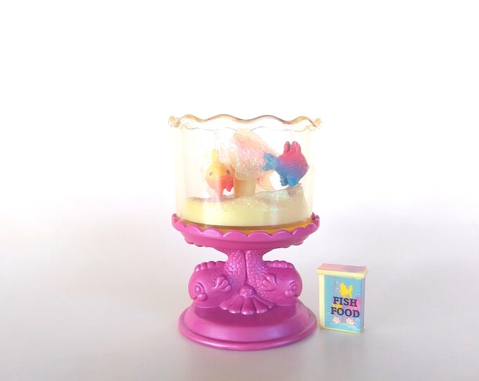 Vintage Kenner Littlest Pet Shop Suppertime Guppies With Eat-it-up Fish ...