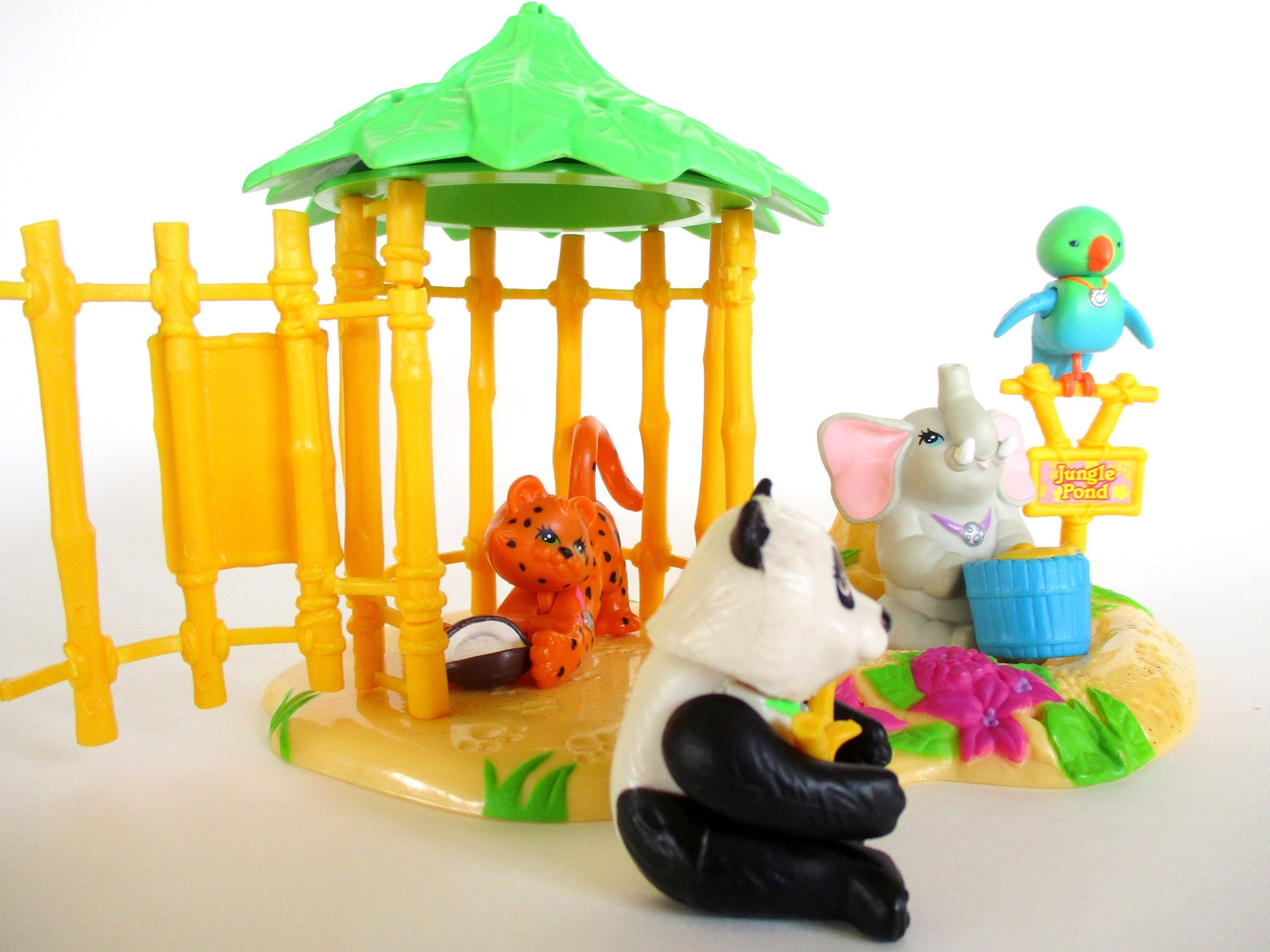 Vintage Littlest Pet Shop Zoo Jungle Bunch Playset by Kenner | Etsy