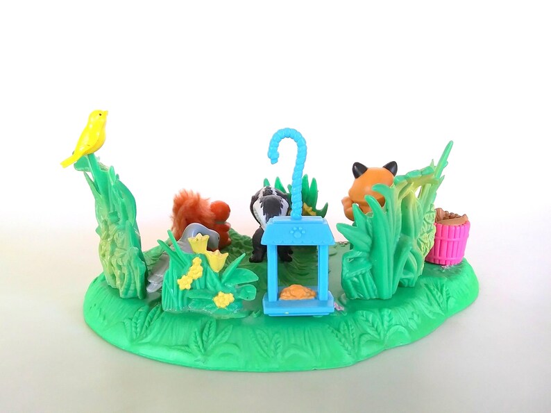 Vintage Littlest Pet Shop Chirpy Tree Friends Variation Playset Kenner ...
