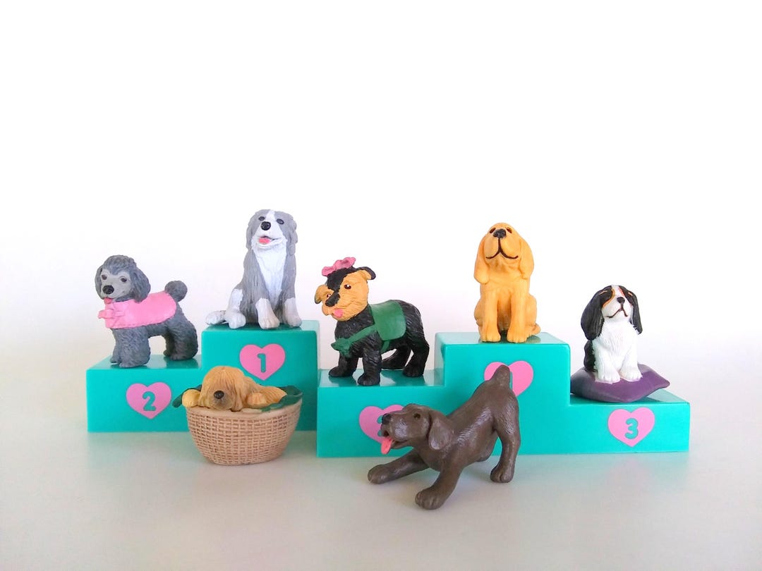 Vintage Puppy in My Pocket Set of 7 Dogs MEG 1994 90s Toy - Etsy