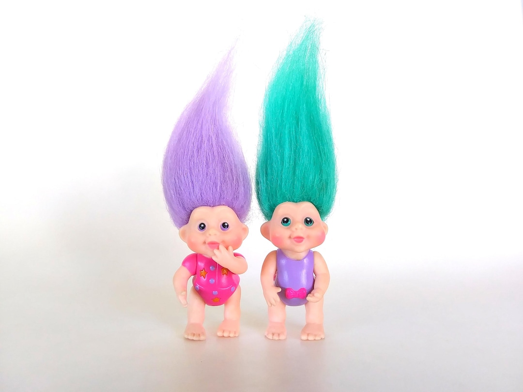 Vintage Magic Troll Babies, Set of Two - Applause 1991 - Etsy