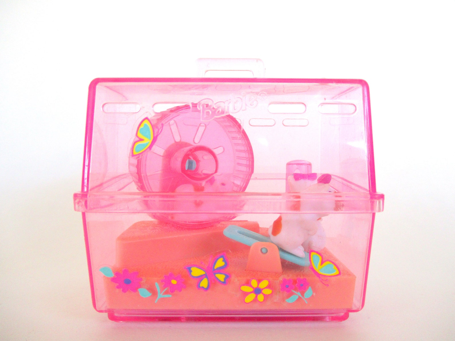 Vintage Barbie Pet Hamster Cage Wind up 1995 Mattel | Etsy