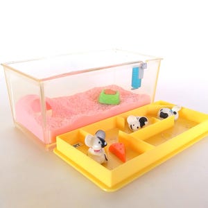 Vintage Littlest Pet Shop Itsy Bitsy Mice With Cheesy Maze Mouse ...