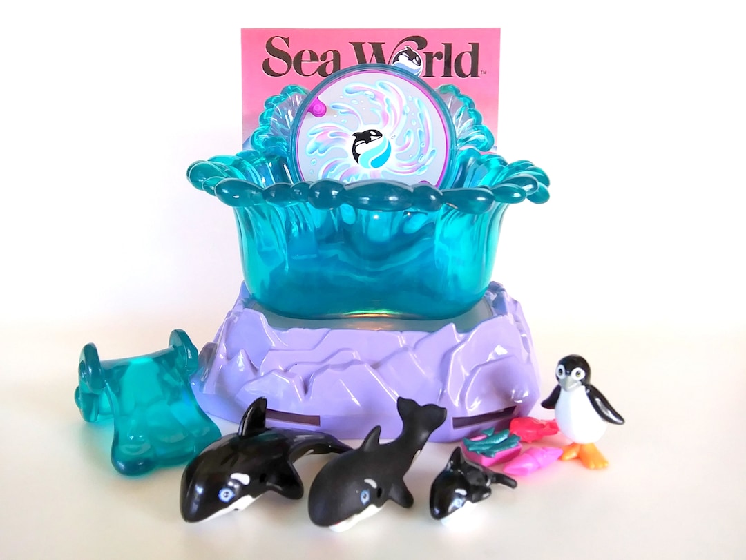 Vintage Littlest Pet Shop Sea World Shamu Family Playset With Walrus by ...