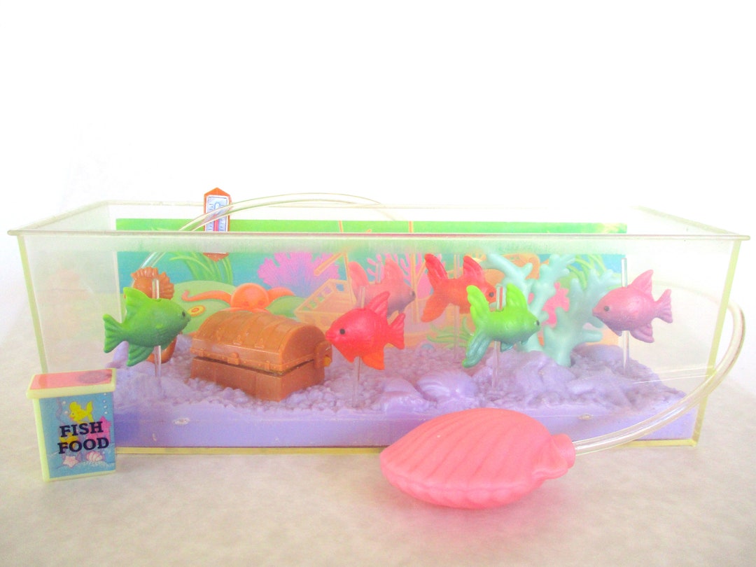 Vintage Littlest Pet Shop Bobbing Fish in Treasure Chest Cove - Etsy