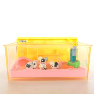 Vintage Littlest Pet Shop Itsy Bitsy Mice With Cheesy Maze Mouse ...