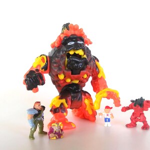 Mighty Max Playset Melts Lava Beast Battle Warriors Bluebird Toys 1994 ...