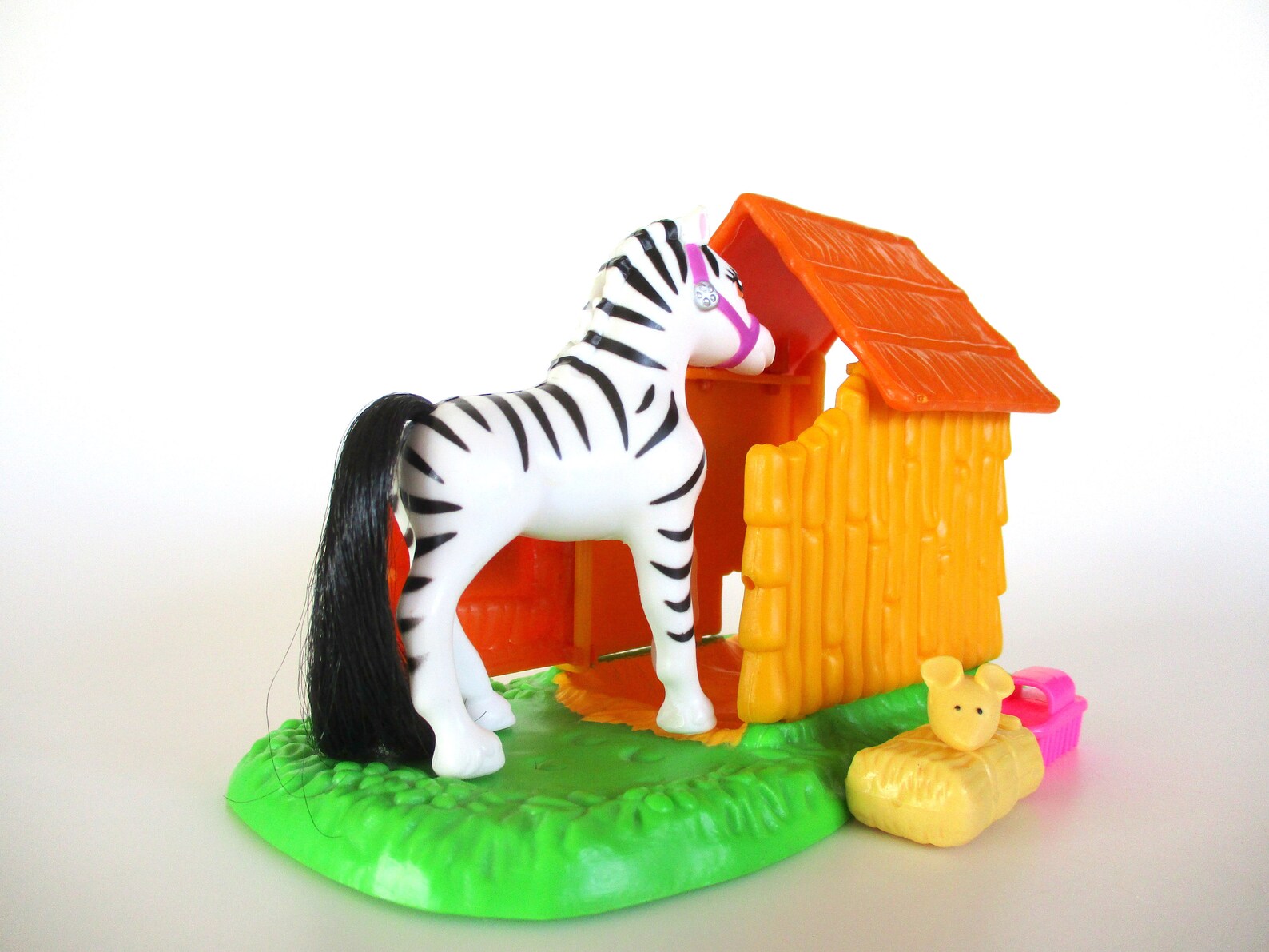 Vintage Littlest Pet Shop Zoo Baby Zebra Playset by Kenner - Etsy
