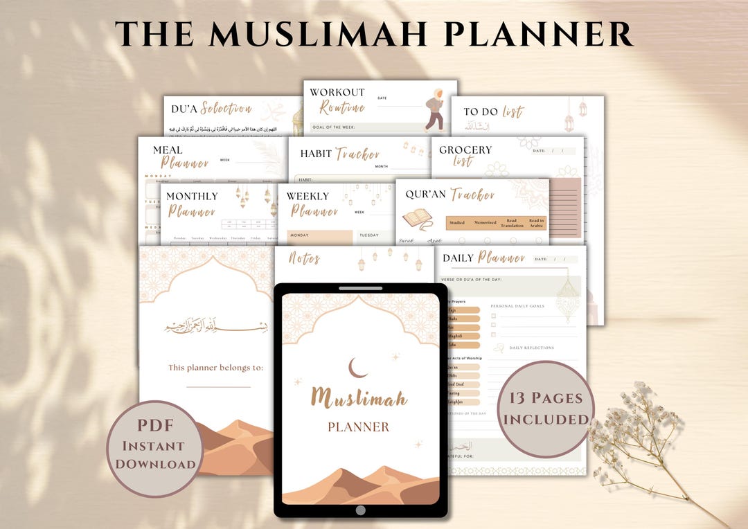 Digital Muslimah Planner [printable] - Etsy