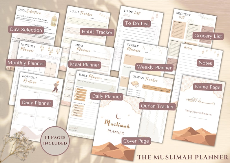 Digital Muslimah Planner [printable] - Etsy