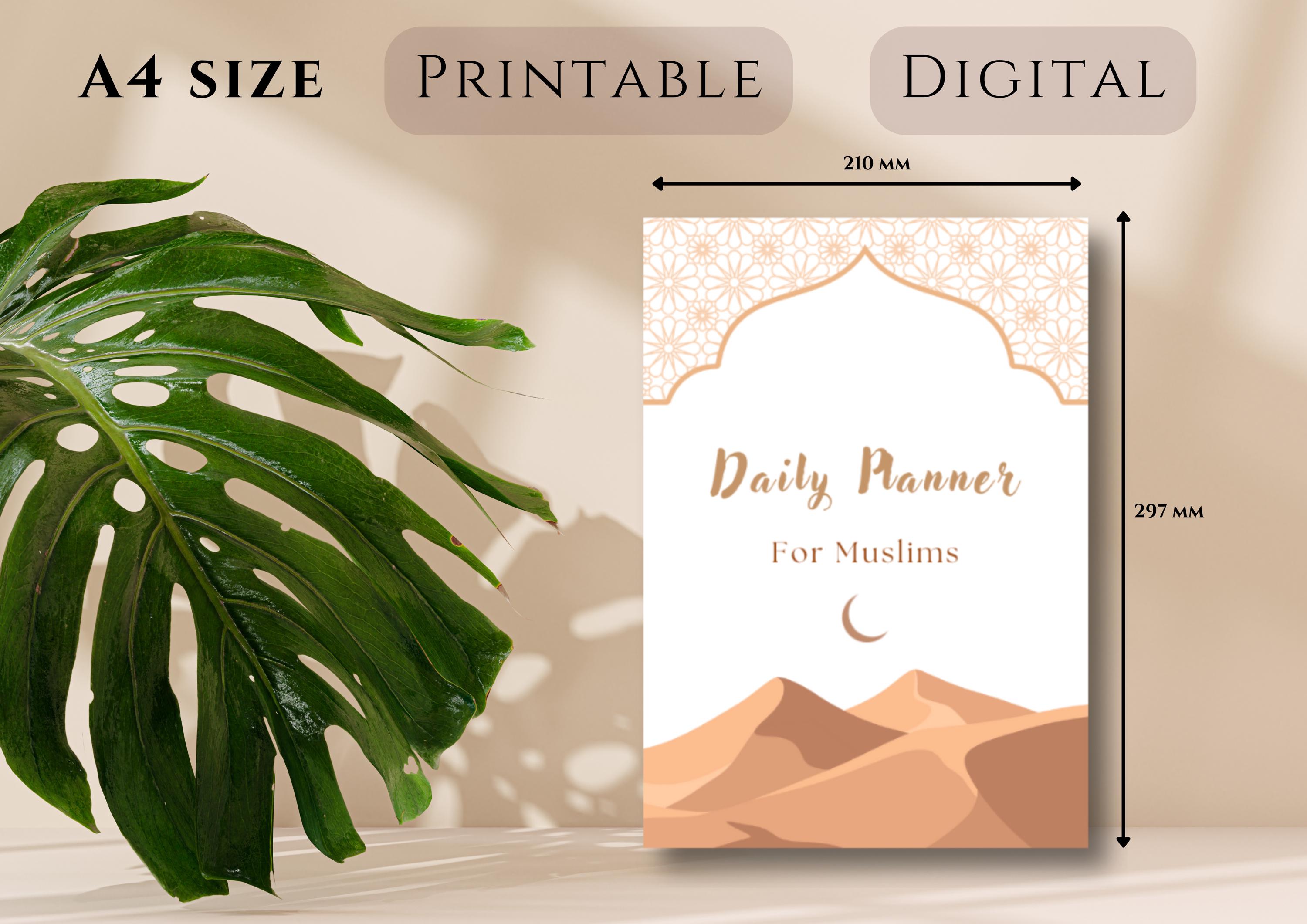 Digital Planner for Muslims printable Template - Etsy