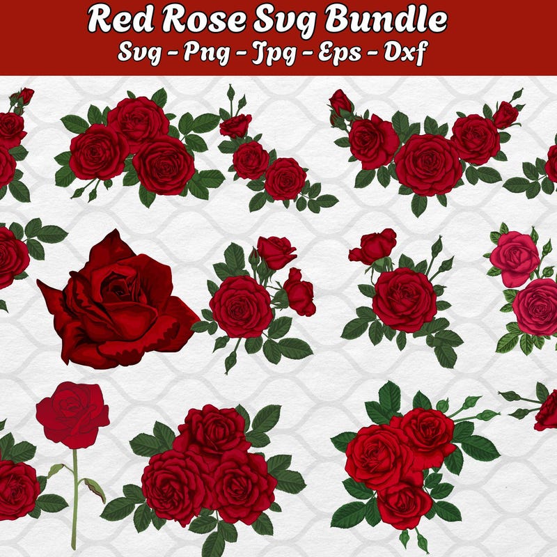Red Mexican Roses - Etsy