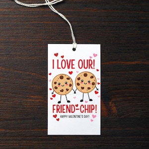 Kids Valentines Cards Friend-chip, Chip Hooray, Valentine Tags ...