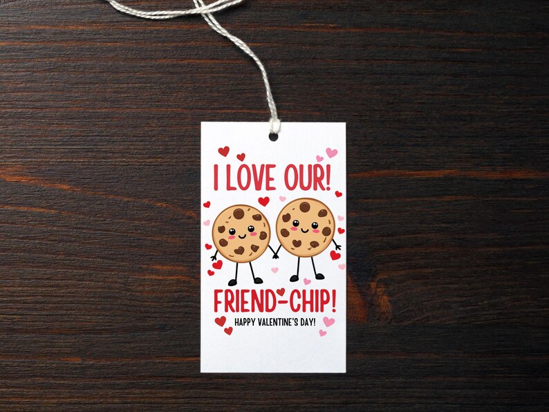 Kids Valentines Cards Friend-chip, Chip Hooray, Valentine Tags ...