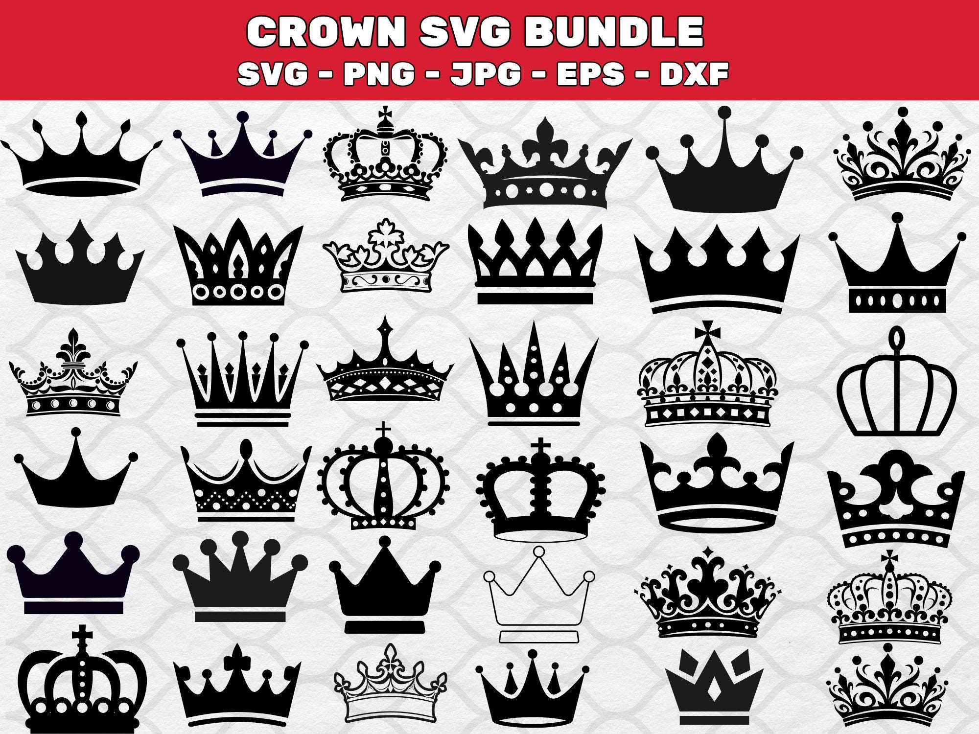 Royal Crown SVG File, King Crown SVG, Queen Crown SVG, Princess Tiara ...