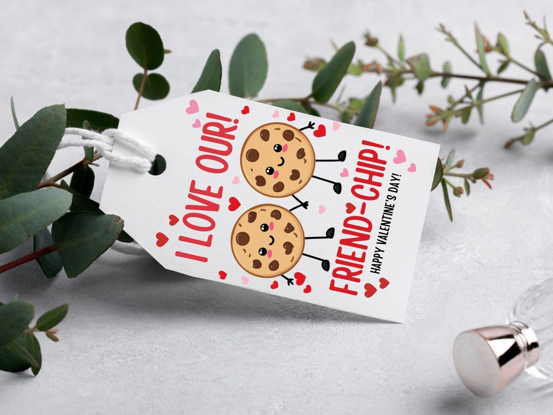 Kids Valentines Cards Friend-chip, Chip Hooray, Valentine Tags ...