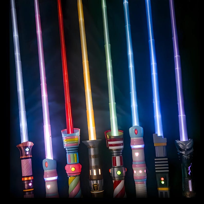 Candy Cane Saber – Christmas-themed Lightsaber With Festive Red, White ...