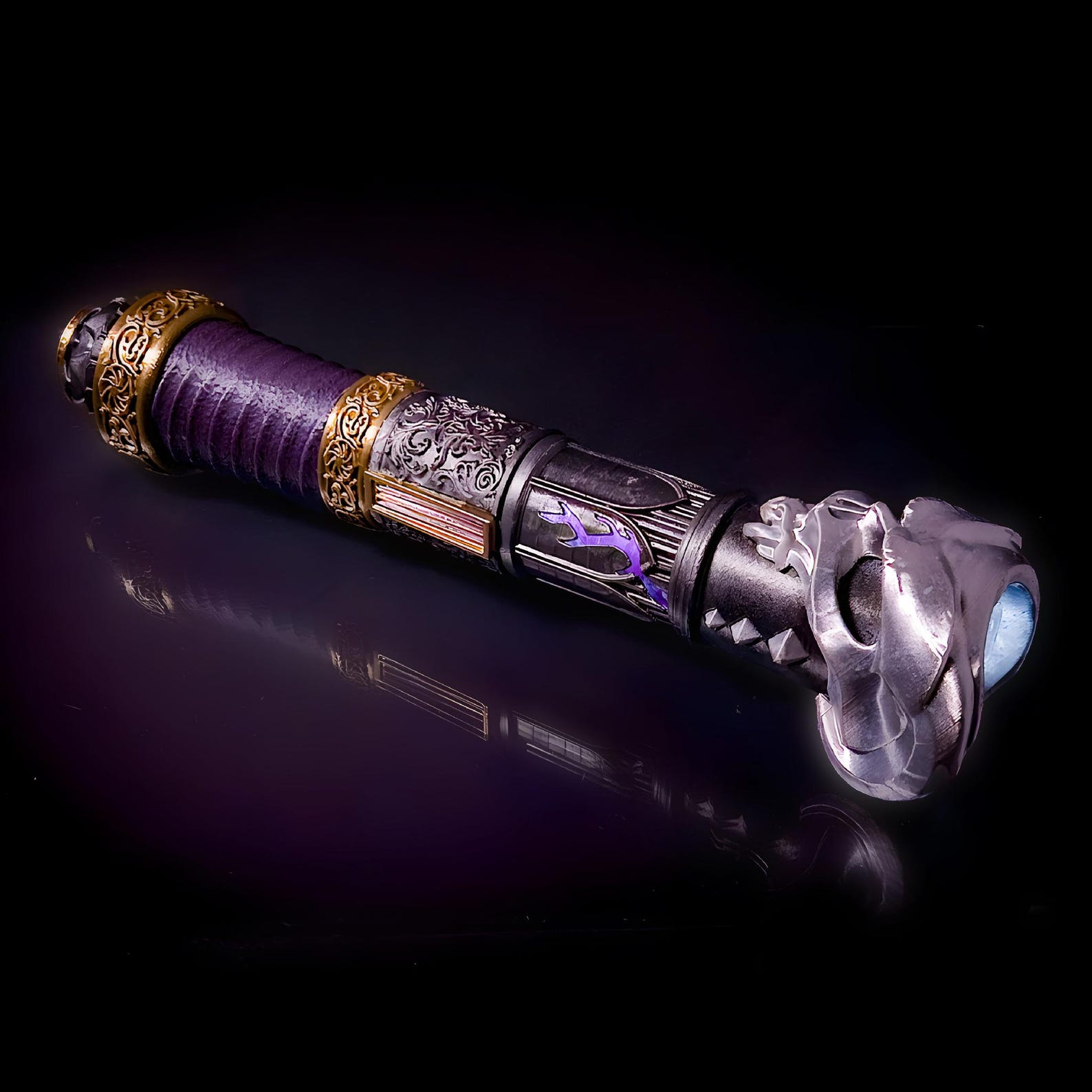 Shadowforge Saber – A Gothic Lightsaber for Dark Adventurers - Etsy