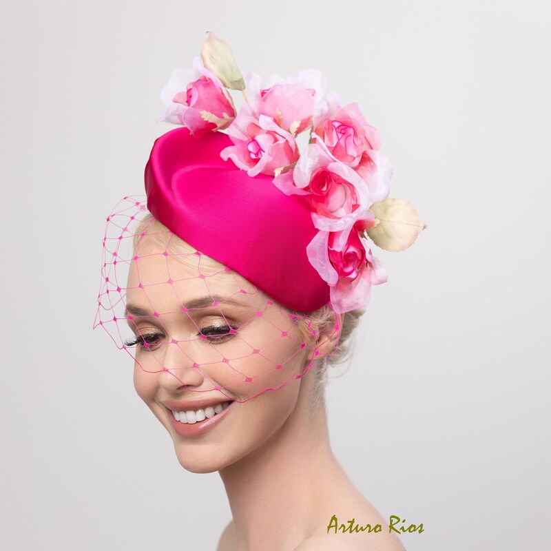 Pink Fascinator - Etsy