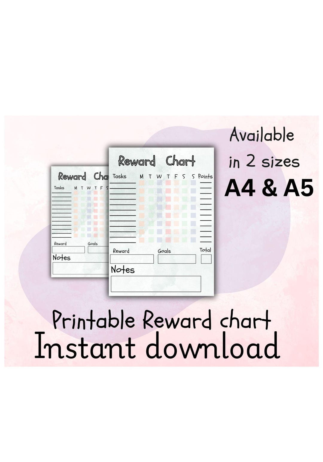 Reward Chat/chores for Kids. - Etsy