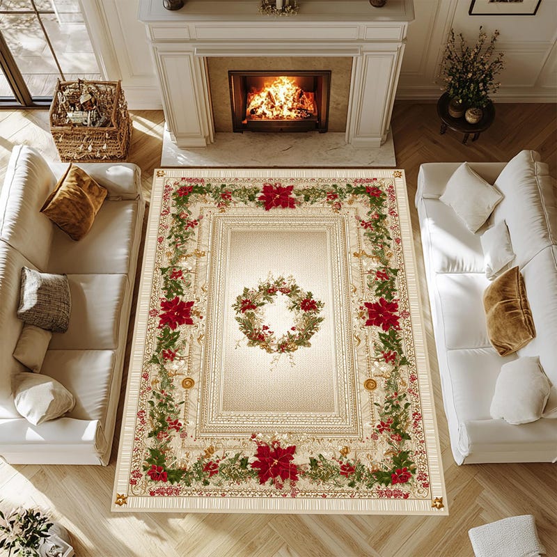 Velour Poinsettia Blanket - Etsy Canada