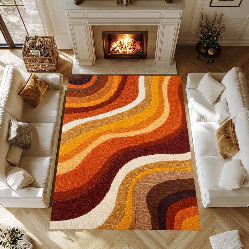 Wavy Rug - Etsy