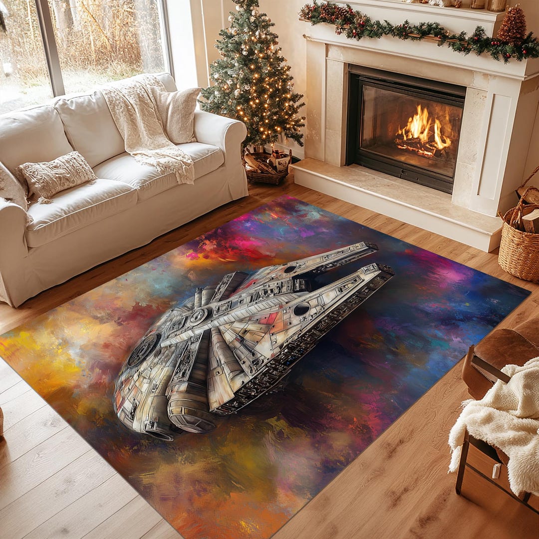 Millennium Falcon Carpet, Millennium Falcon Rug, Star Wars Carpet, Star ...