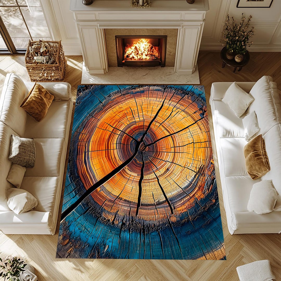 Tree Stump Carpet, Tree Stump Rug, Tree Stump Pattern Carpet, Tree ...