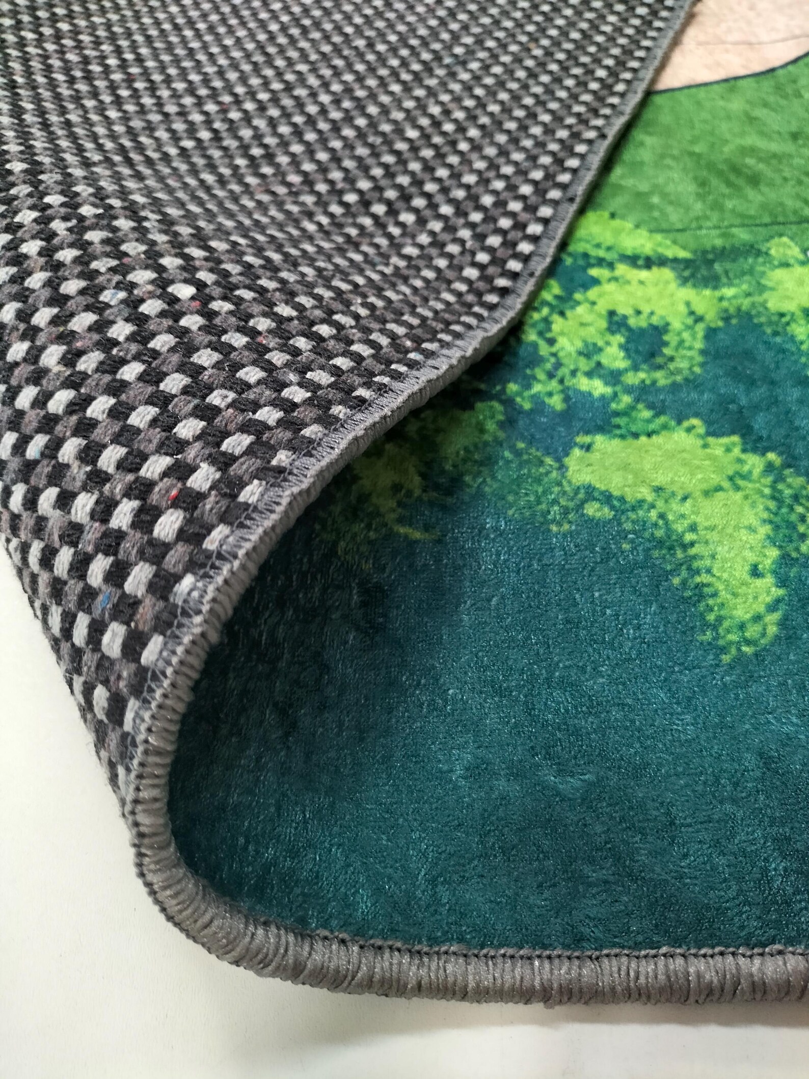Baseball Field Rug: 3D Printed Velvet, Non-slip Cotton Base - Etsy