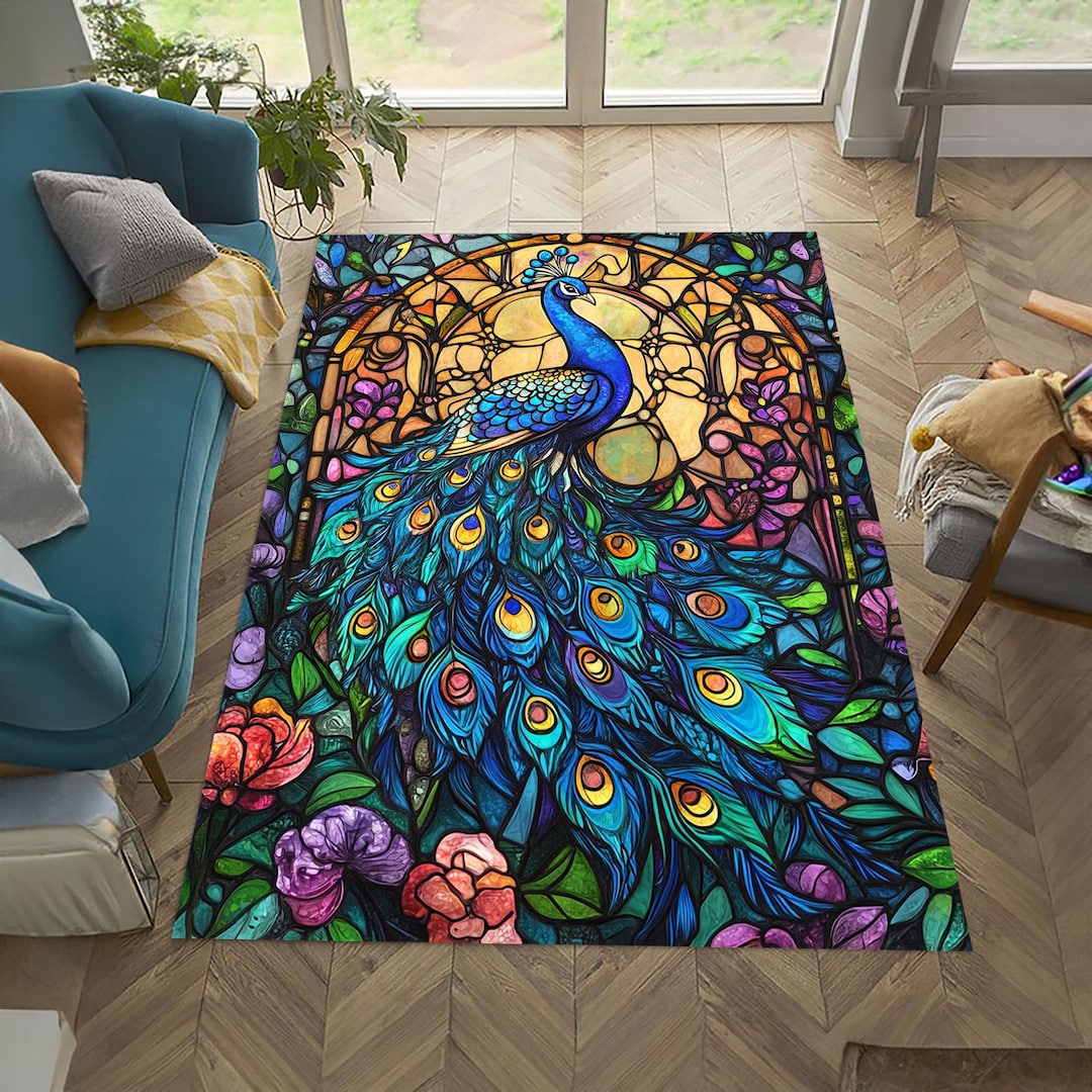 Peacock Carpet, Peacock Rug, Peacock Pattern Carpet, Peacock Pattern ...