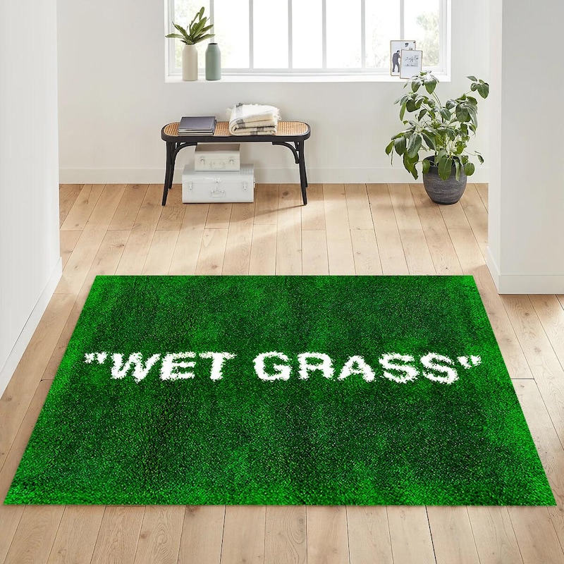 Wet Grass Rug - Etsy