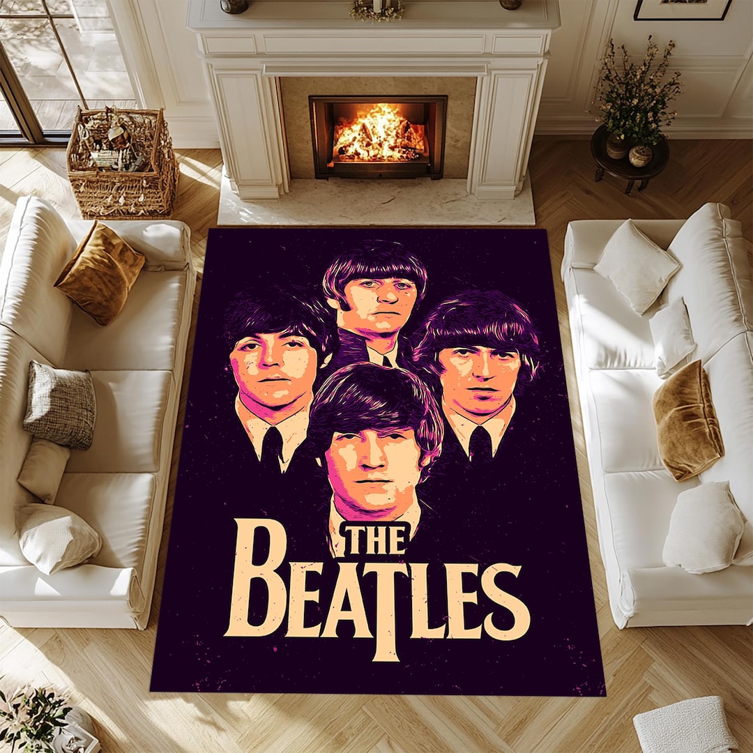 The Beatles Carpet, the Beatles Rug, Beatles Carpet, Beatles Rug, Music ...