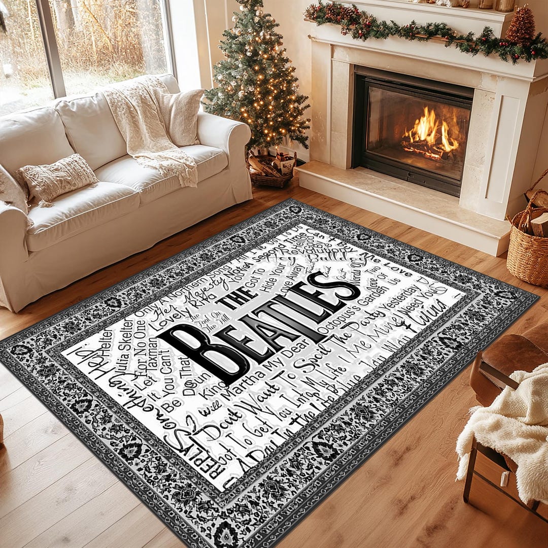 The Beatles Carpet, the Beatles Rug, Beatles Carpet, Beatles Rug, Music ...